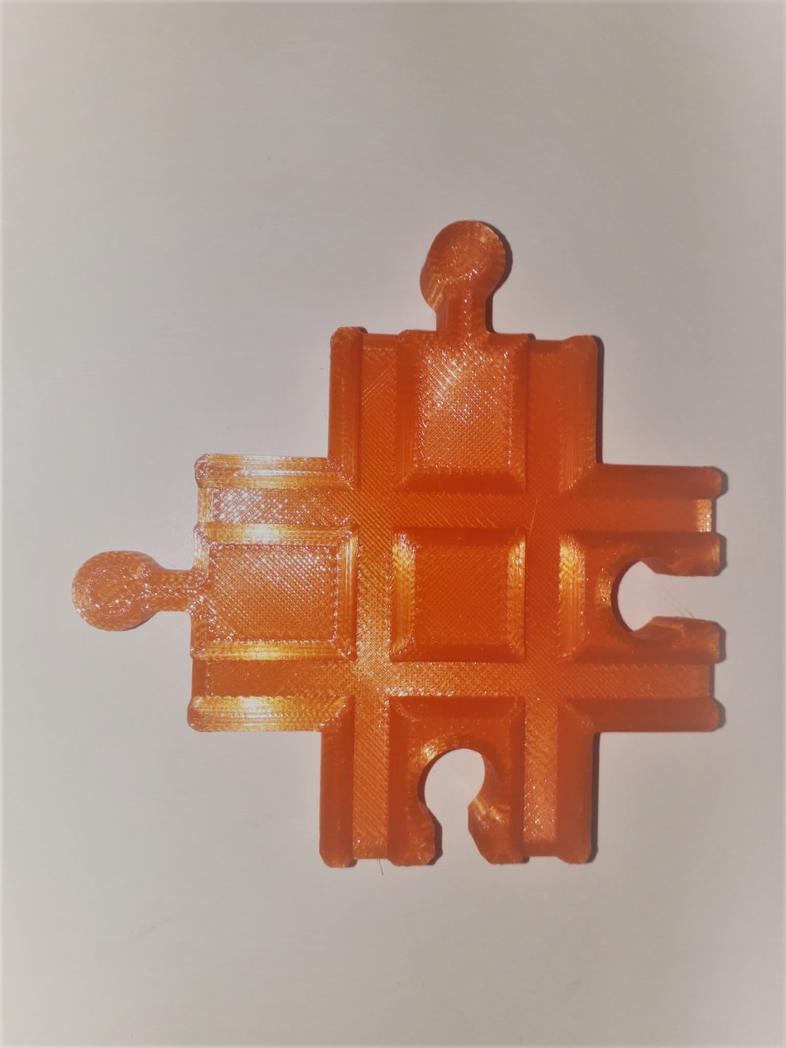 Wooden Train Track 4-way Intersection - Etsy