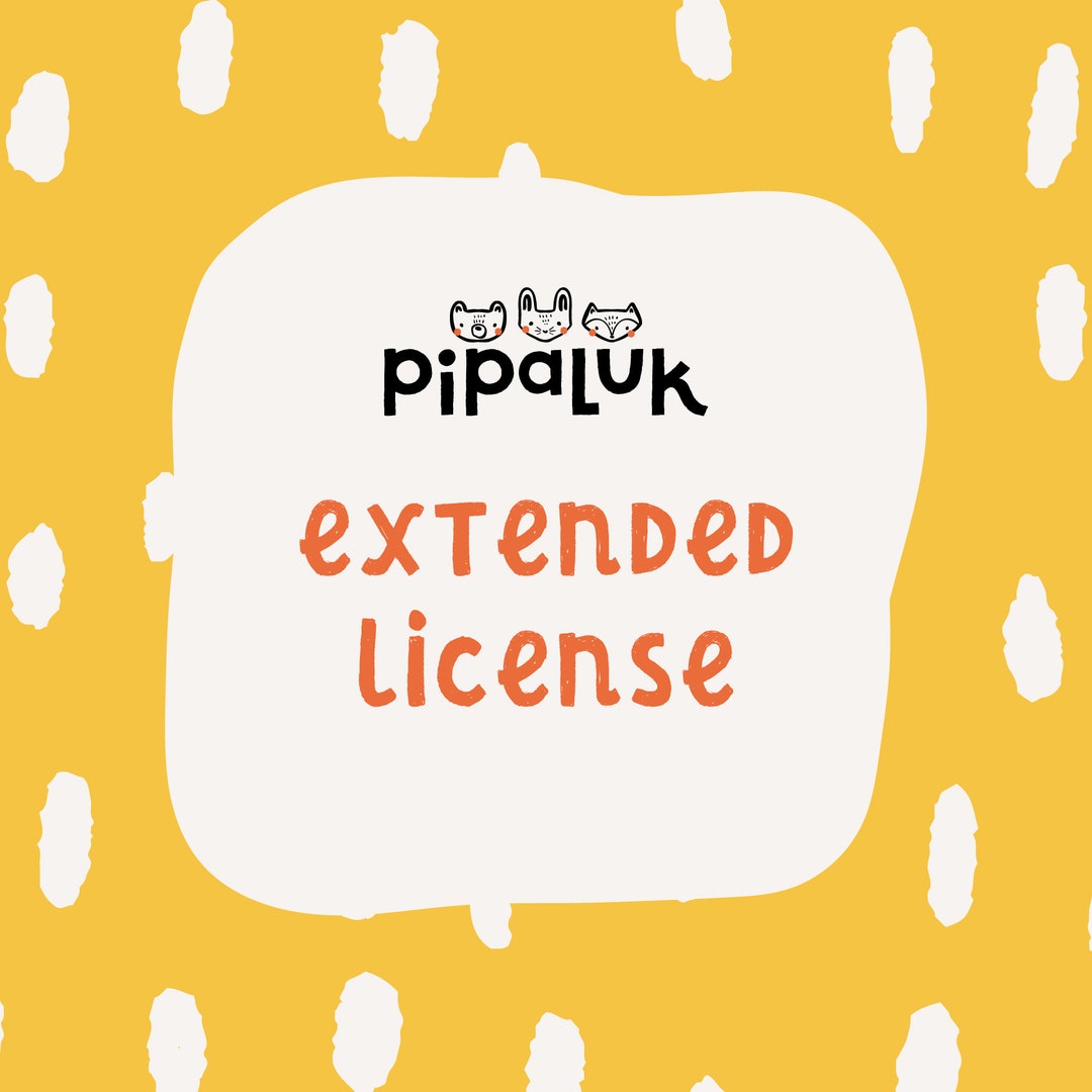 Pipaluk Extended Commercial License - Etsy