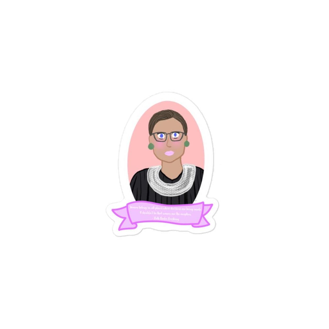 Ruth Bader Ginsberg Sticker - Etsy