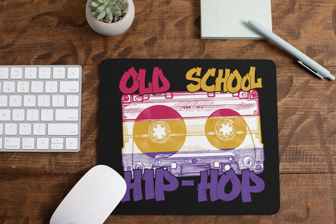 Old School Hip-hop Mouse Pads, Rectangle, Work From Home, Office, Desk ...