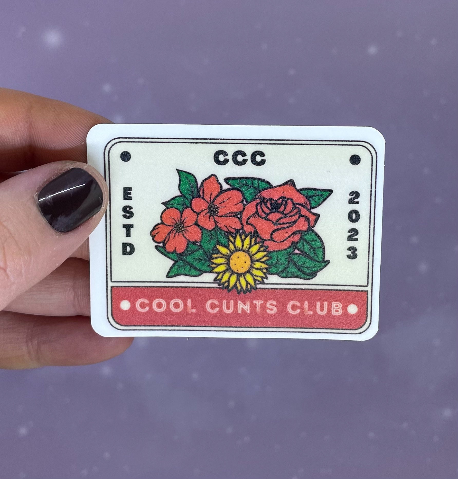 CCC Sticker Cool Cnts Club Sticker Adult Humor Adults Only Funny ...