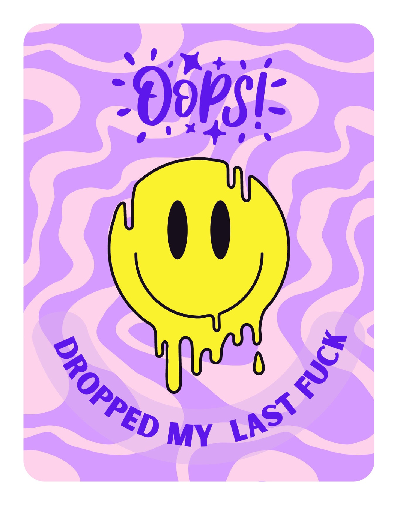 Oops I Dropped My Last Fck Sticker Funny Sticker Adult - Etsy