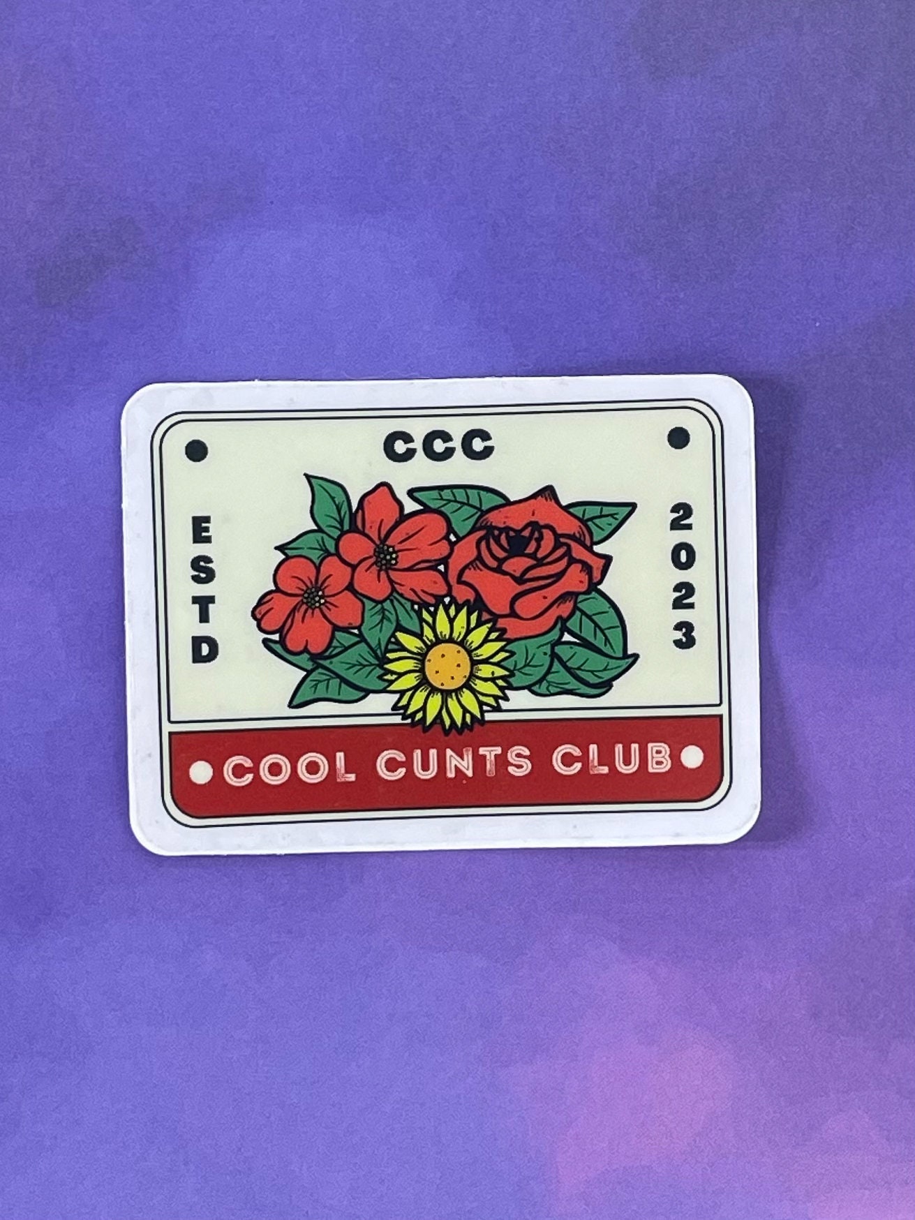 CCC Sticker Cool Cnts Club Sticker Adult Humor Adults Only Funny ...