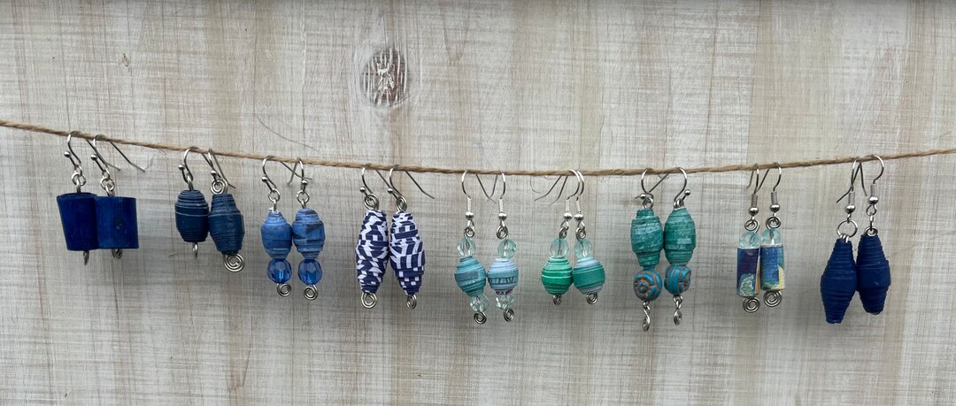 Paper Bead Earrings (paper Beads Handmade in Uganda) - Etsy