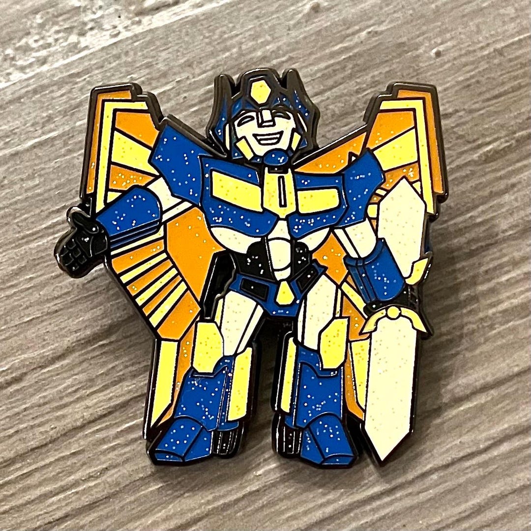 Sentinel Prime Transformers: One Glitter Enamel Pin - Etsy