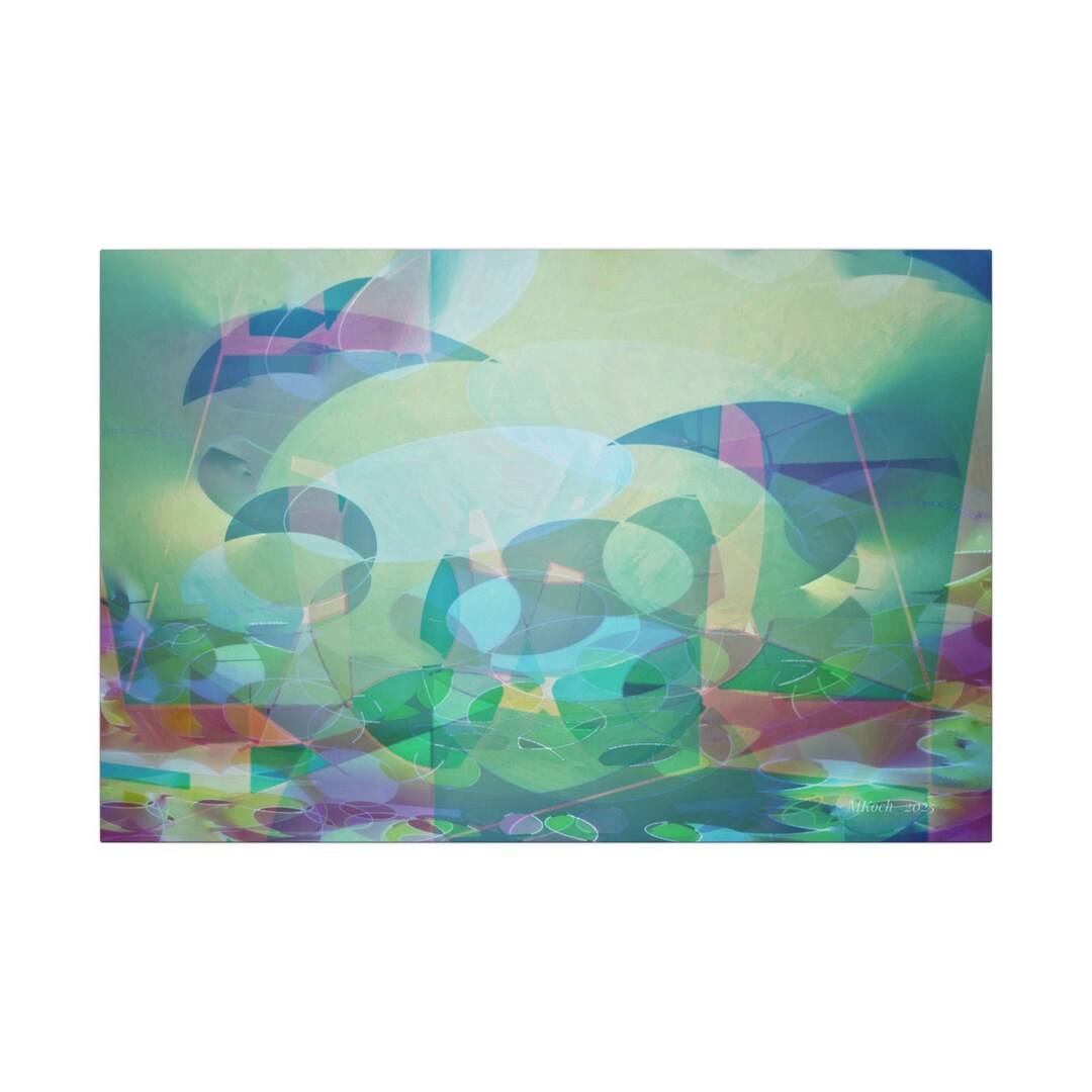 Dolphin Joy 0005 Unframed Matte Canvas | Stretched Wall Art, Multi-size ...