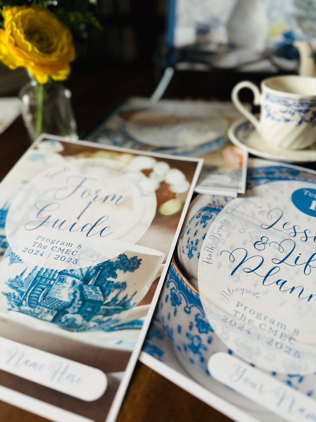 Charlotte Mason Blue Teacup Planning Covers Cmec/generic Program Covers ...