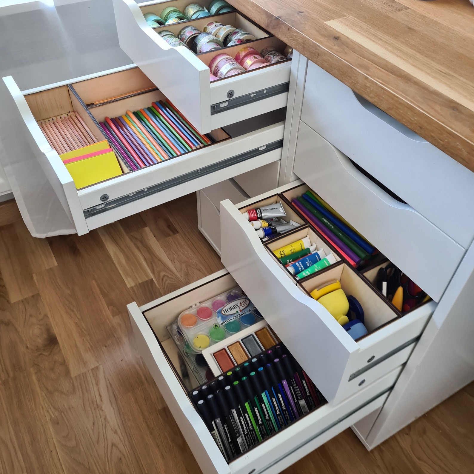 Drawer Inserts for IKEA Alex - 29 X 2 Different Sizes - BUNDLE [digital ...