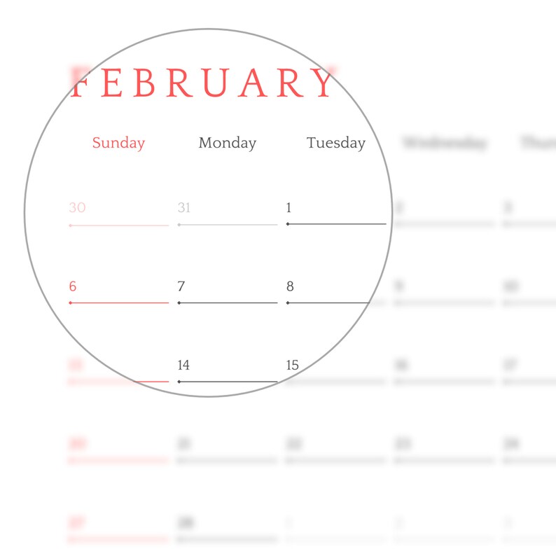 PRINTABLE 2022 Wall Calendar Digital PDF Instant Download - Etsy