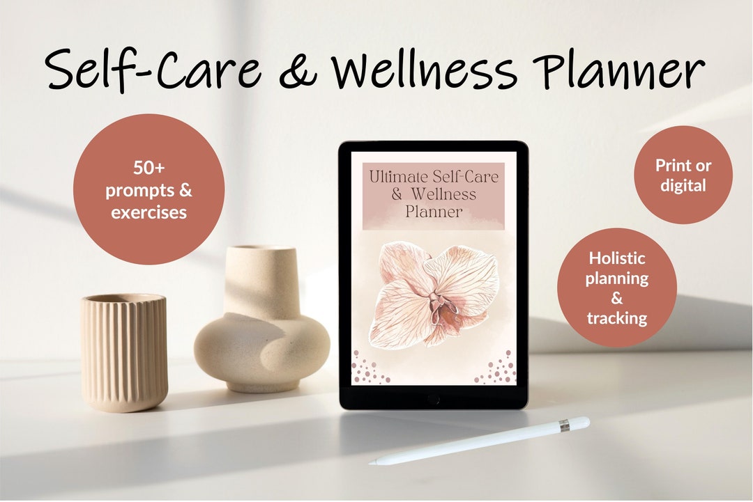 Self-care Wellbeing Planner | Self Care Checklist | Self-care Journal ...