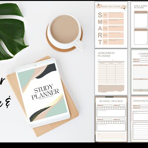 Deluxe Student Planner Printable Academic Planner Study Planner Course ...