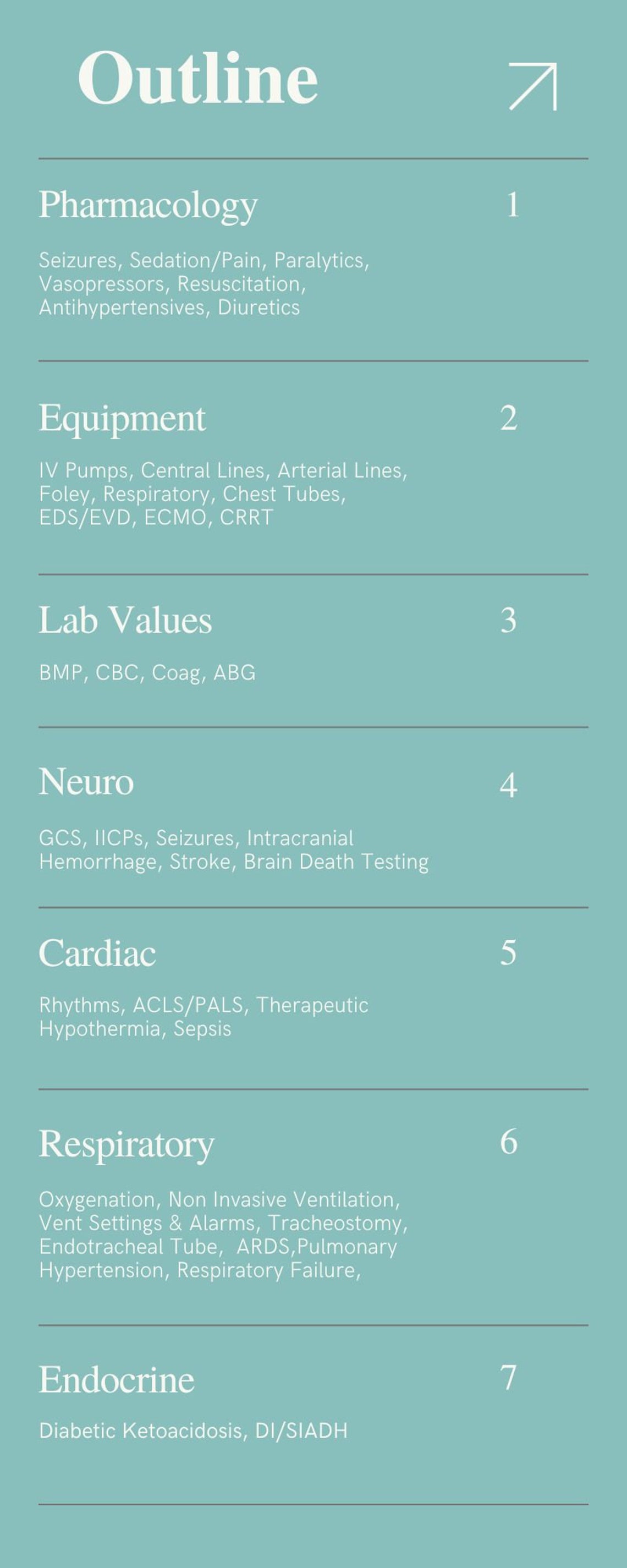New to PICU Notes / Critical Care Cheat Sheet - Etsy