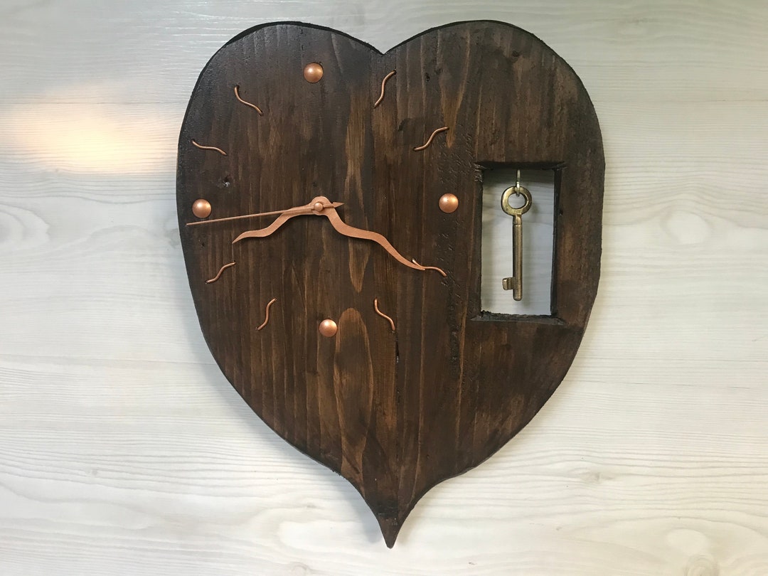 Clocks, Wall Clocks With Heart, Heart Wall Clock, Personalized Wall ...