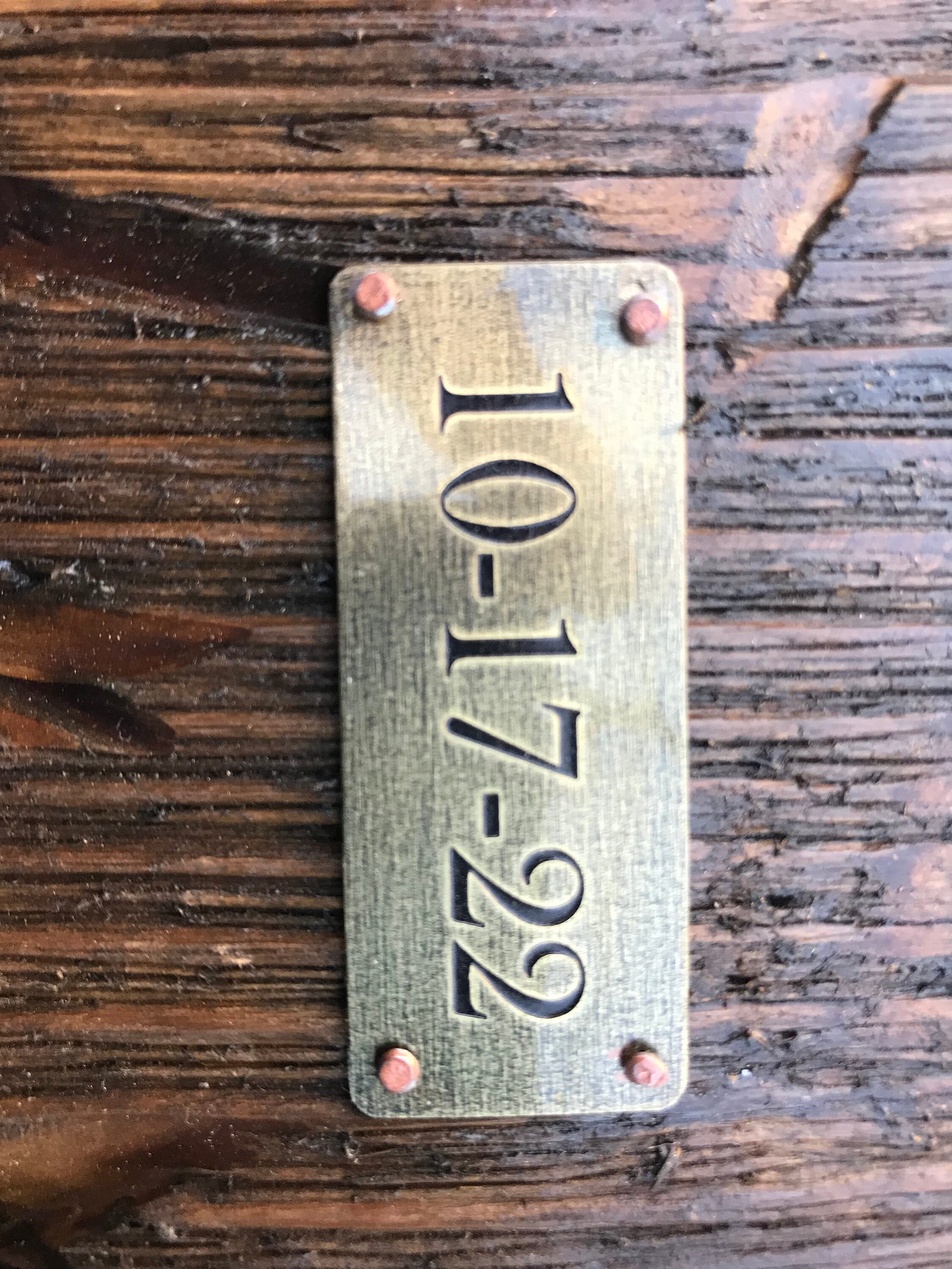 Engraved Brass Plate to Order, Uniqie Brass Plate, Handmade Brass Plate ...