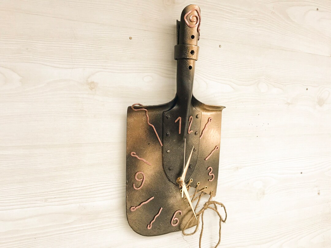 Original Upcycled Army Clock, Rustic Style Wall Clock, Unique Wall ...