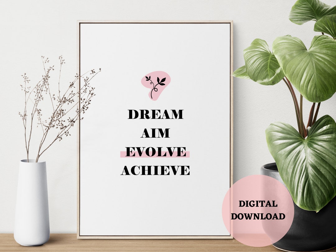 Positive Affirmation Printable Wall Art, Minimalist Printable Wall Art ...
