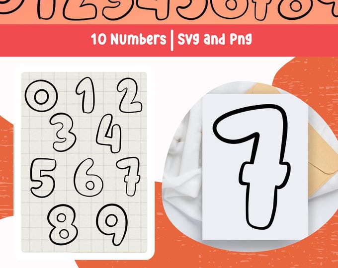 School Birthday Numbers PNG, SVG Clipart. 0-9 Homeschooling Digits Clip ...