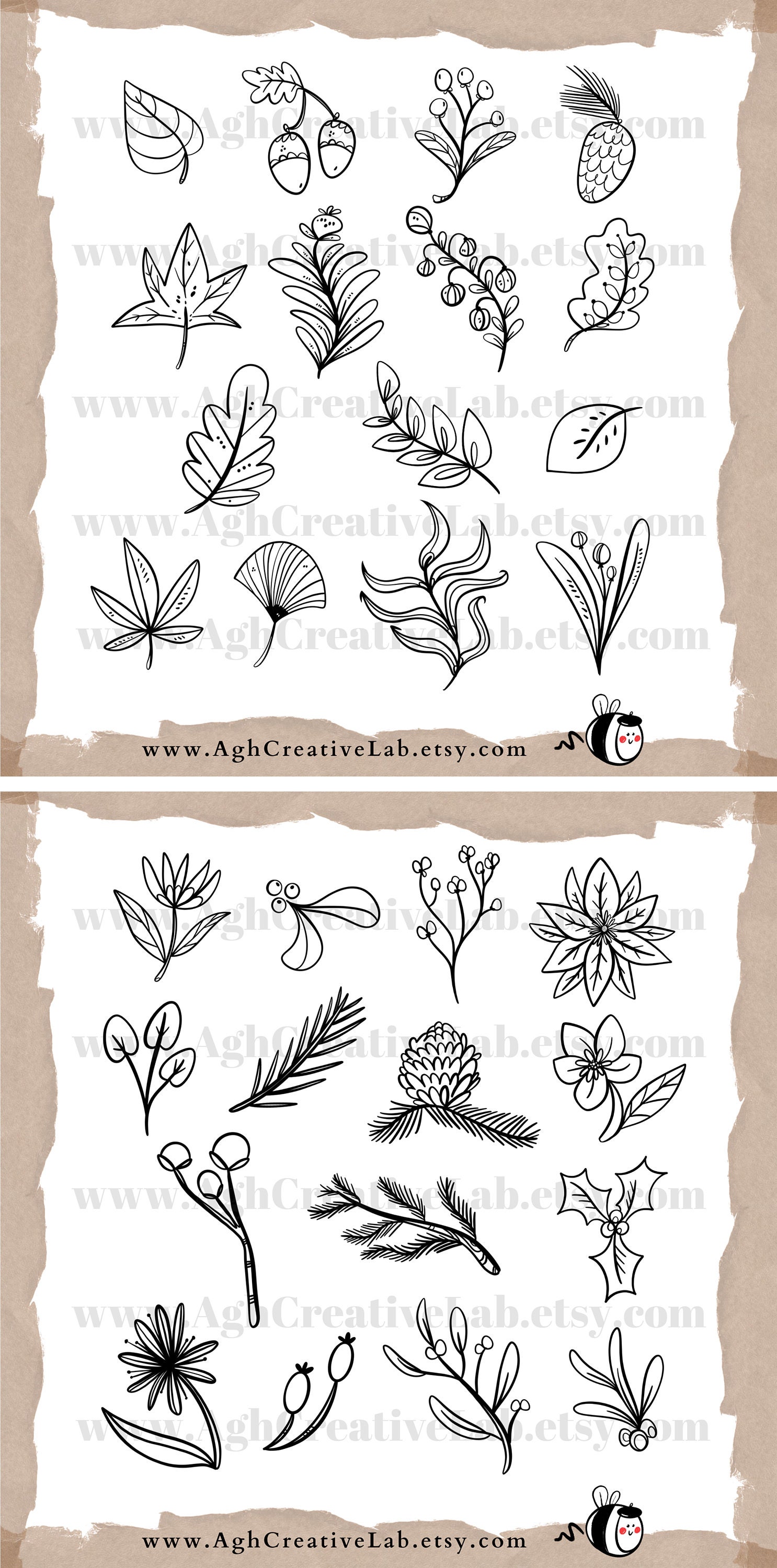 Procreate Brushes Bundle Procreate Stamps Flower Brush Set - Etsy