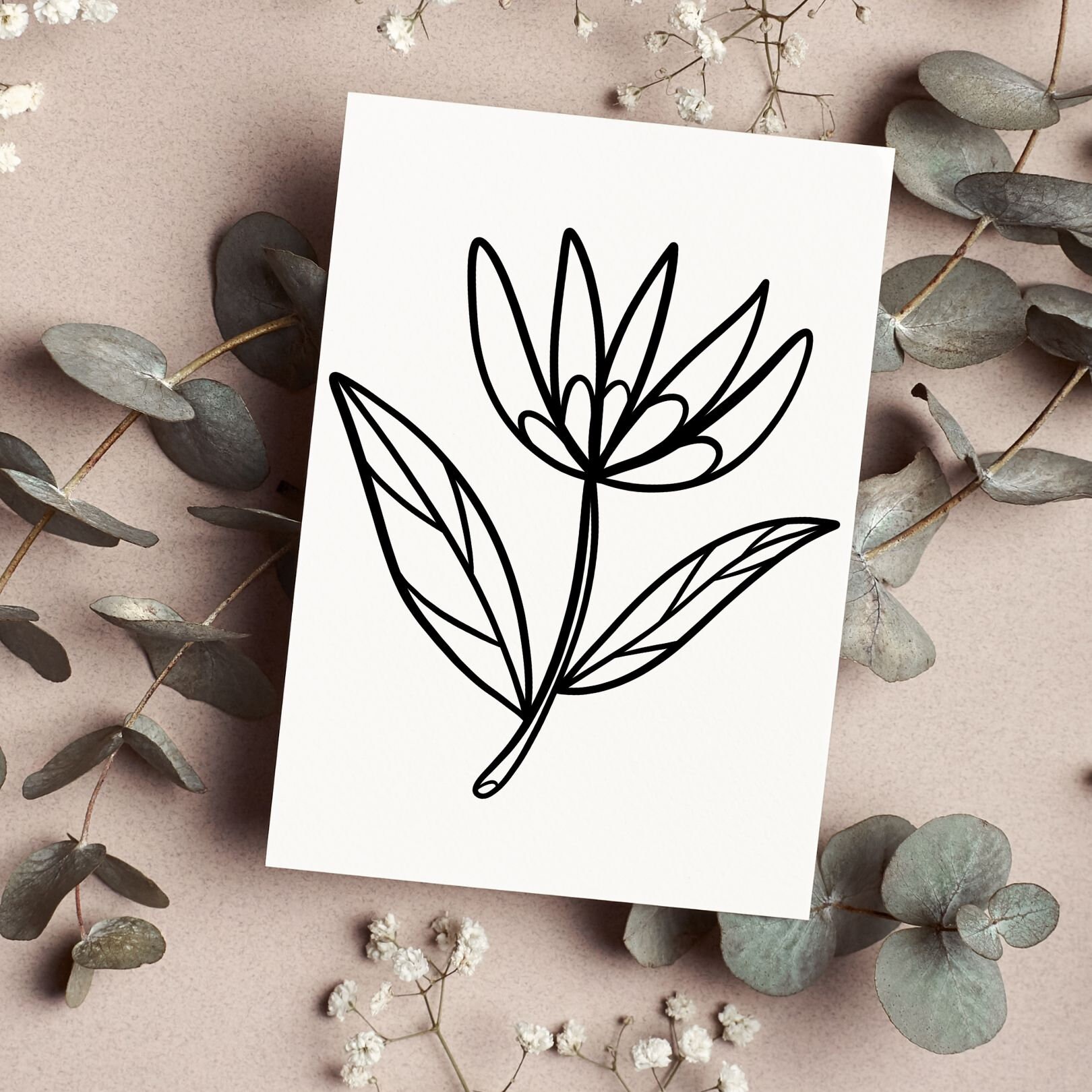 Svg Flower Bundle Bouquet Svg File for Sublimation Cute Flower Png ...