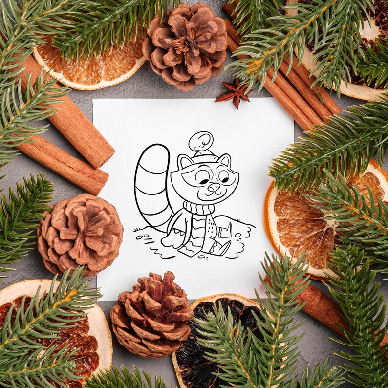 Procreate Stamp Animal Procreate Brush Christmas Procreate Bundle Set ...