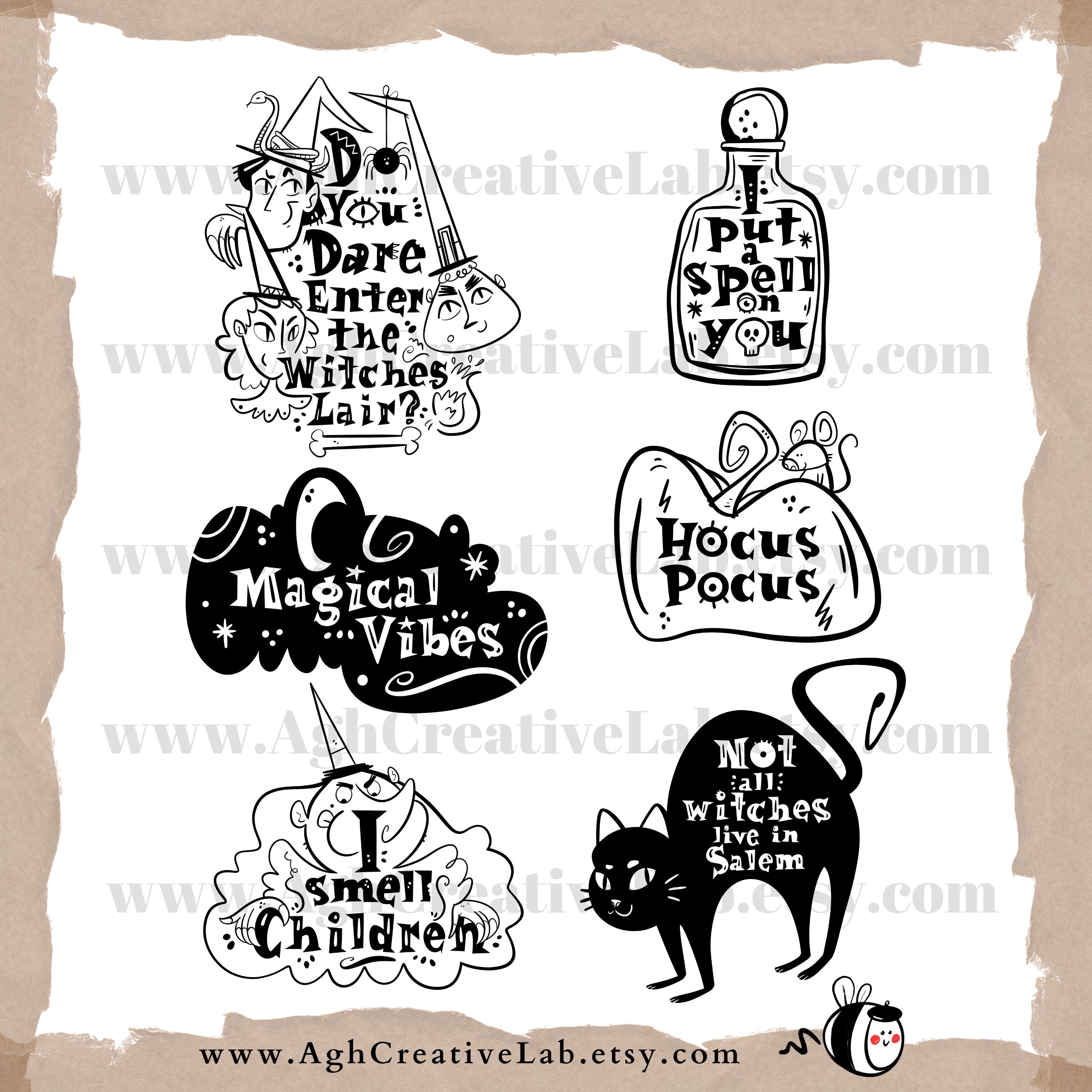 Halloween Bundle Svg Halloween Quote Svg & Png Spooky Quote Cut File ...