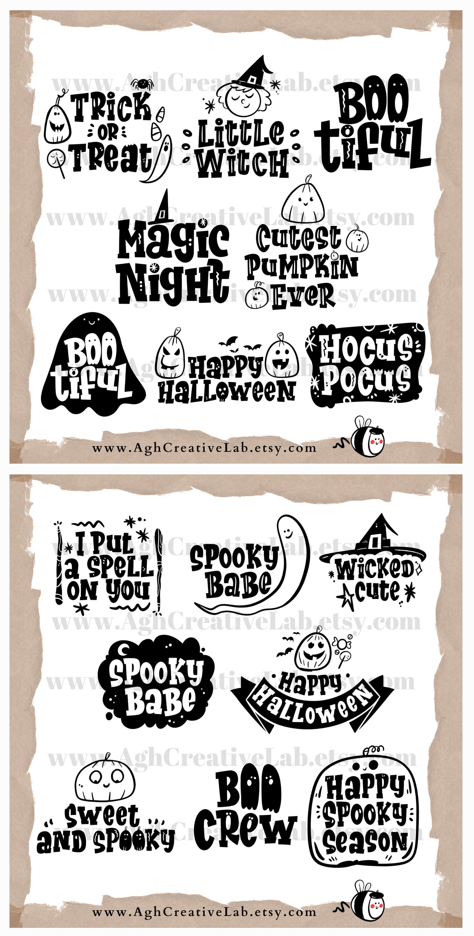 Halloween Procreate Brush Halloween Procreate Stamp Hocus Pocus Clipart ...
