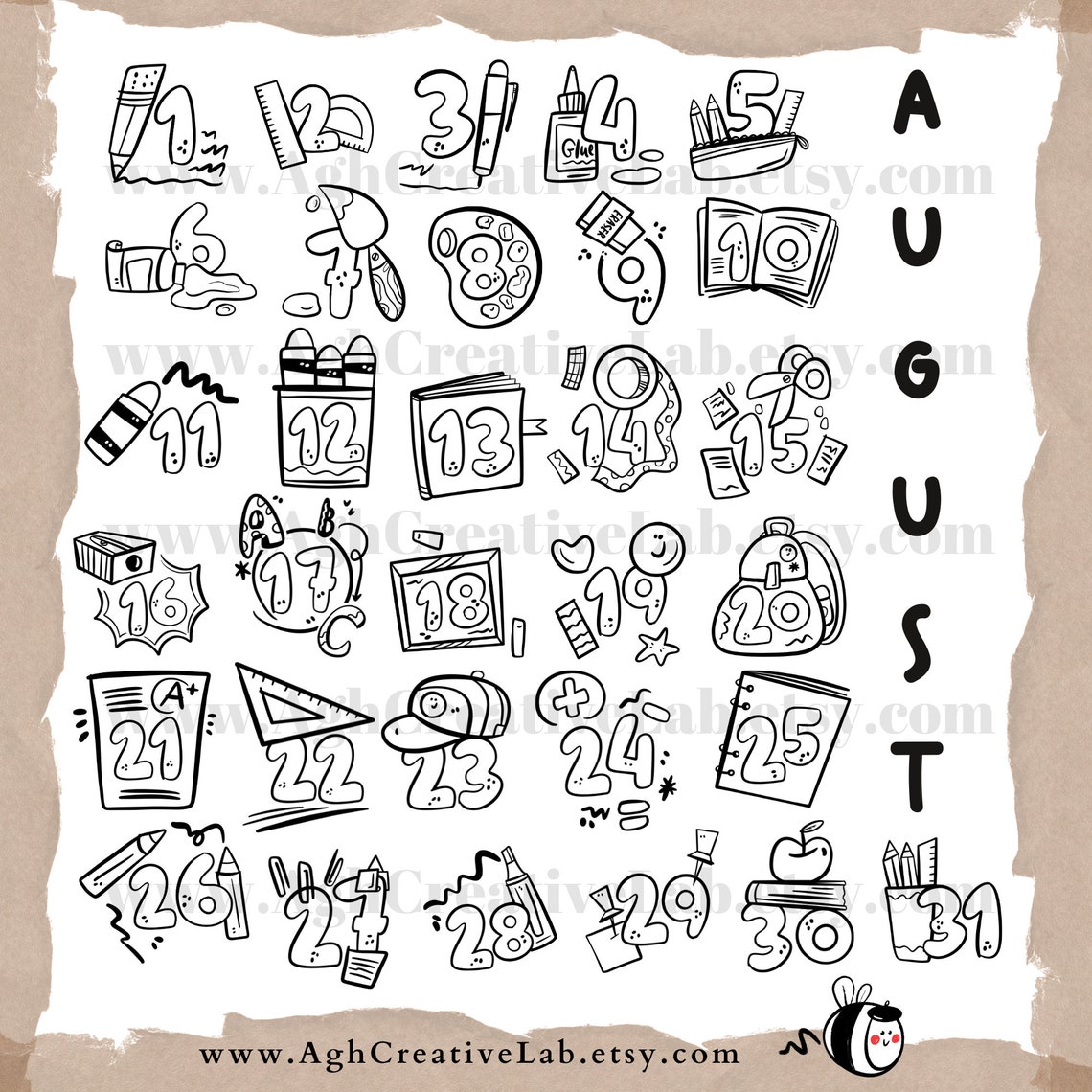 Calendar Svg Perpetual Calendar Cut File School Printable Calendar ...