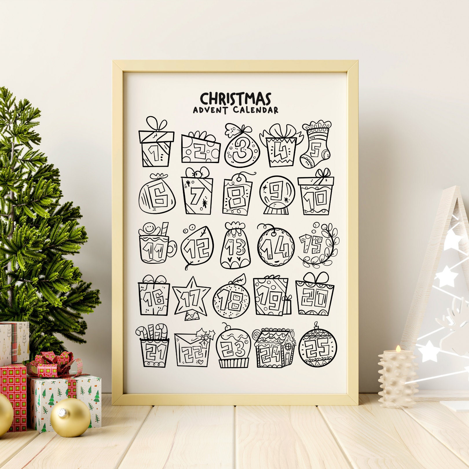 Advent Calendar Svg Christmas Svg Christmas Clipart Winter Svg File Bundle Christmas Png Teacher