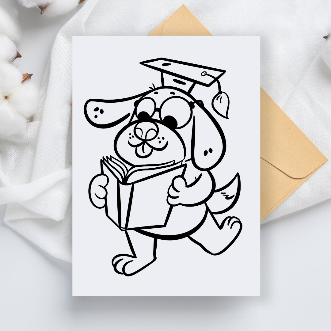 Kindergarten Graduation Dogs Svg Bundle Dog Portrait Dog PNG - Etsy