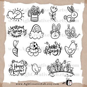 Procreate Brushes Spring Procreate Easter Procreate Stamp Brush for ...