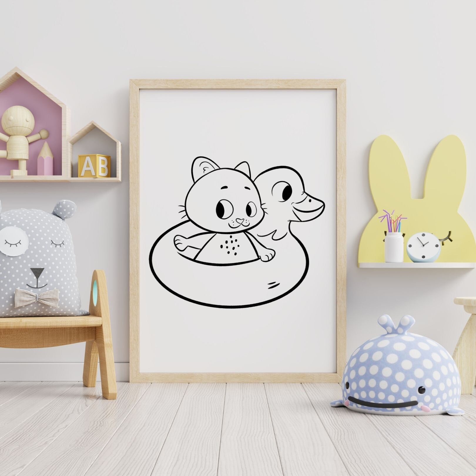 Procreate Brushes Cute Cat Procreate Stamp Cat Summer Brush for ...