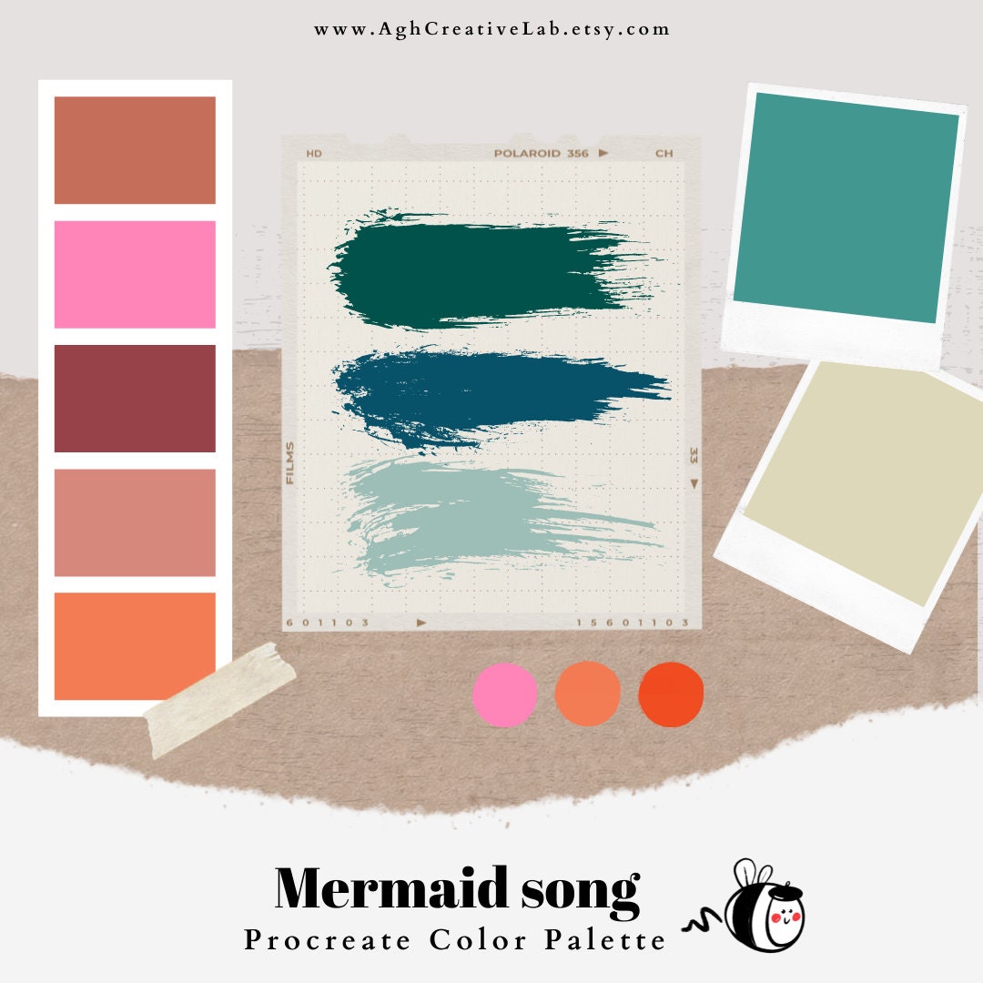 Procreate Color Palette Bright Procreate Swatches Procreate - Etsy