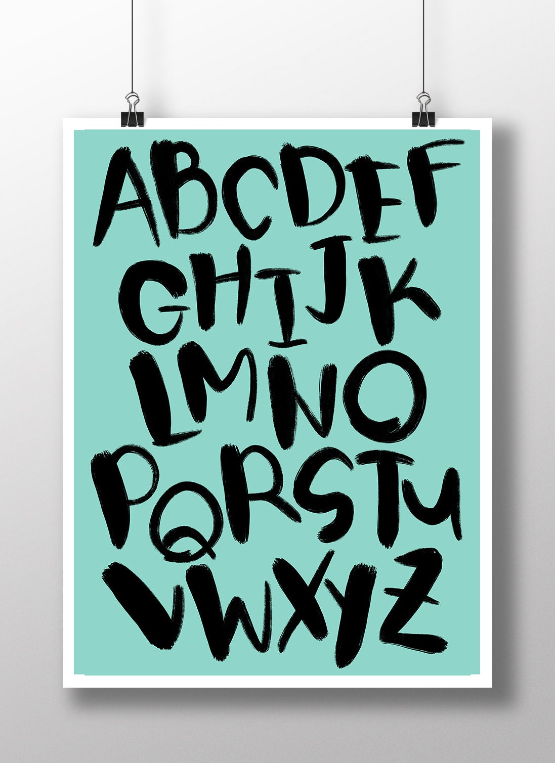 Alphabet SVG Handwritten Alphabet Svg Files for Cricut Alphabet PNG ...