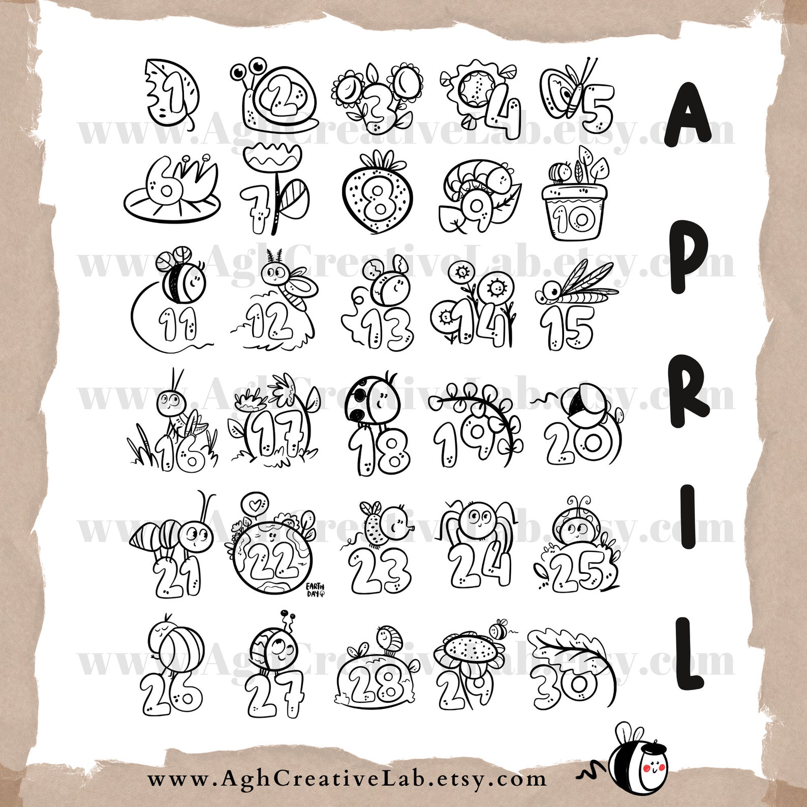 Perpetual Calendar Printable Svg Calendar Clipart Number Svg - Etsy