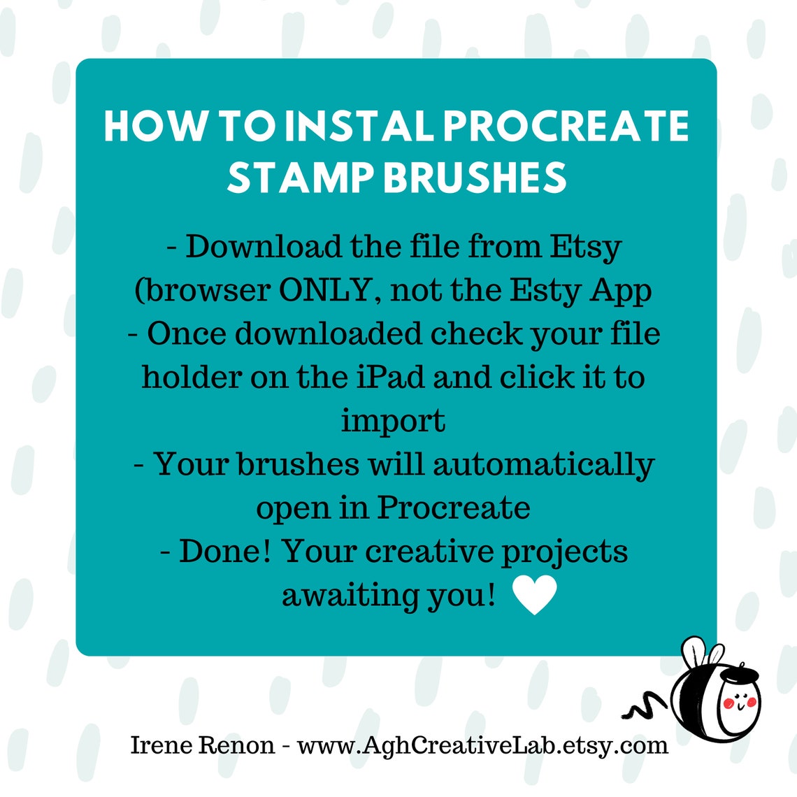 Procreate Brushes Dog Procreate Stamp Brush for Procreate Dog - Etsy