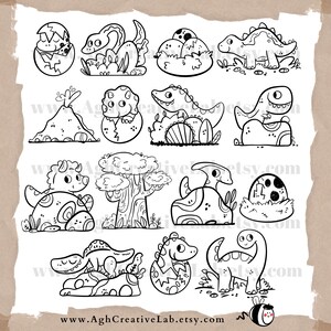 Procreate Brushes Baby Dinosaur Procreate Brush Dinosaur Procreate ...