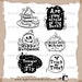 Halloween Bundle Svg Halloween Quote Svg & Png Spooky Quote Cut File ...