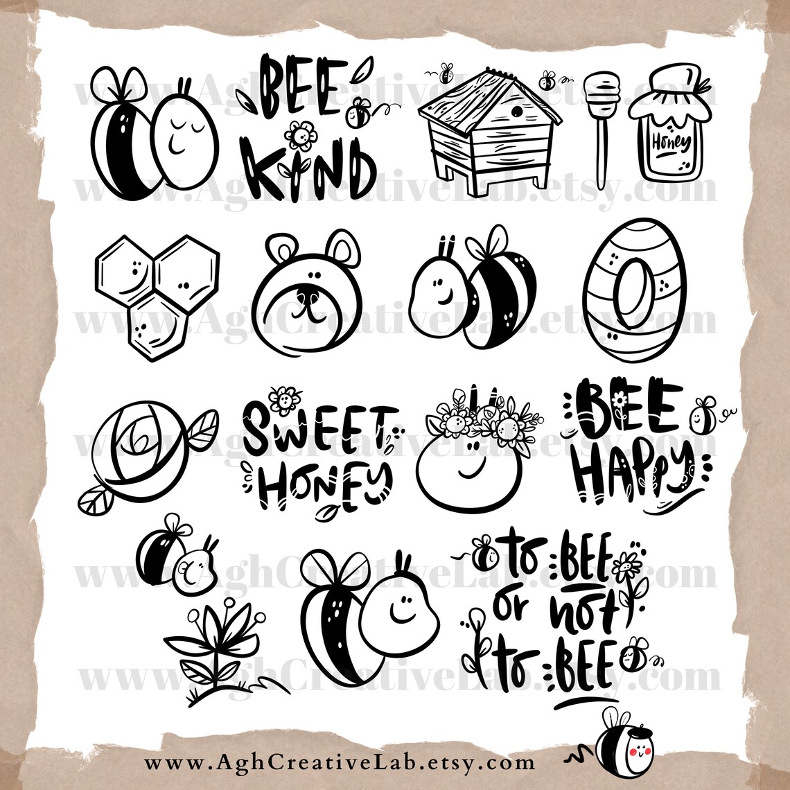 Bees Svg Bundle Flying Bee Svg Bumble Bee Svg File Bee Kind - Etsy