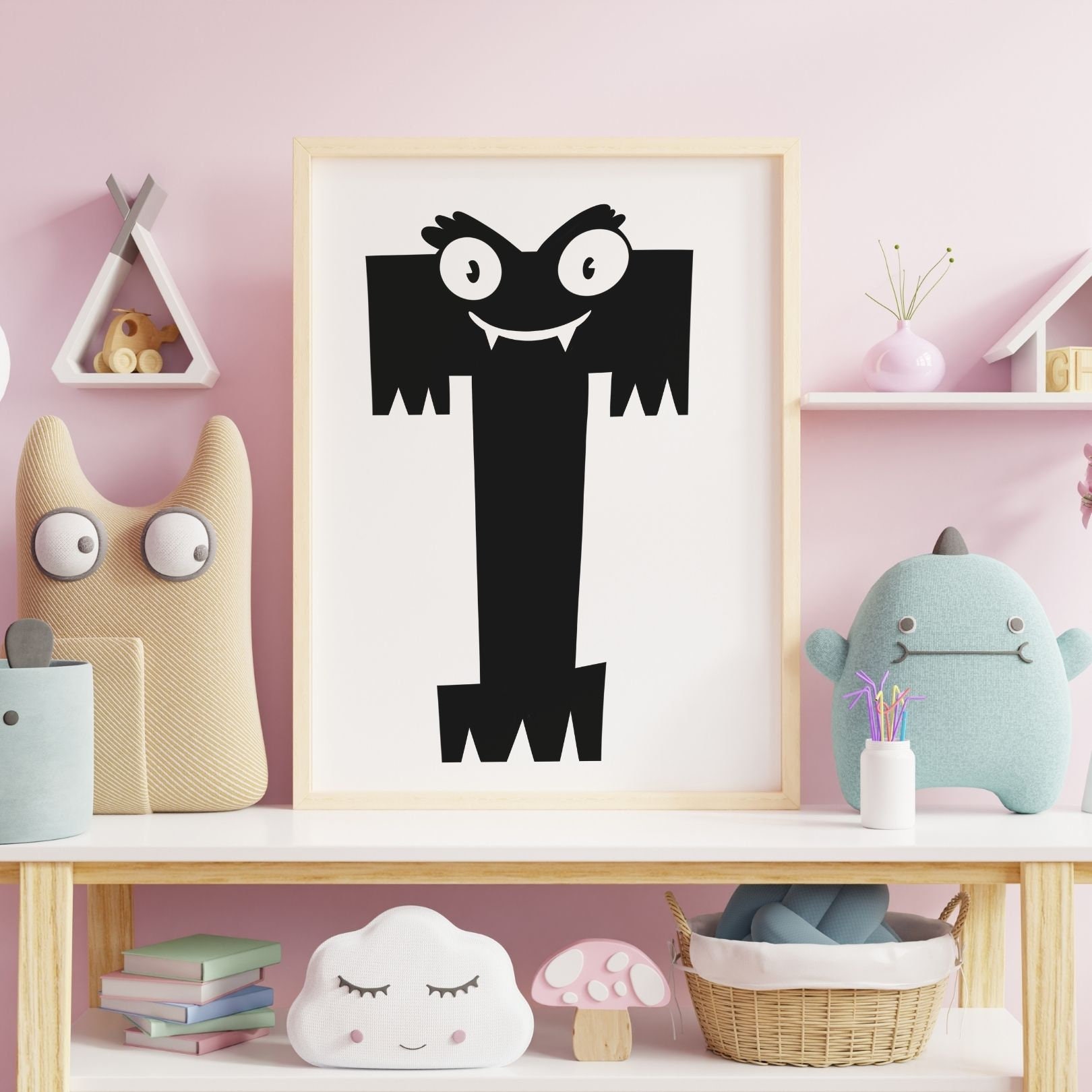 Halloween Clipart Alphabet Svg Monster Handwritten Letter Alphabet Png ...