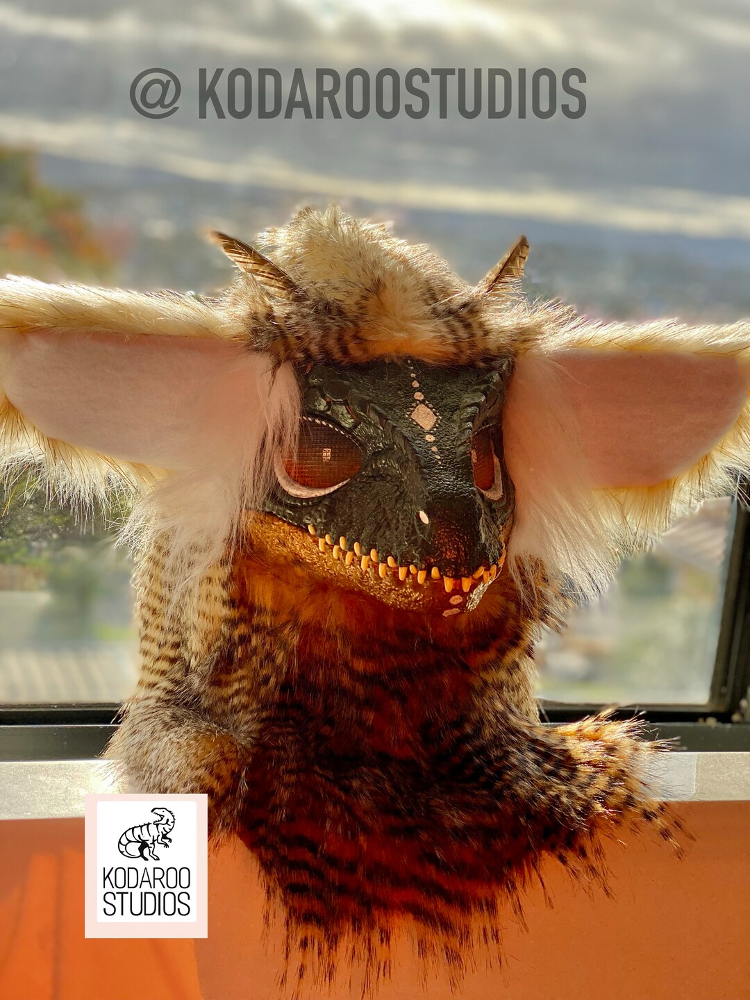 Wild Type Themed Furred Dino-mask Handmade - Etsy Australia
