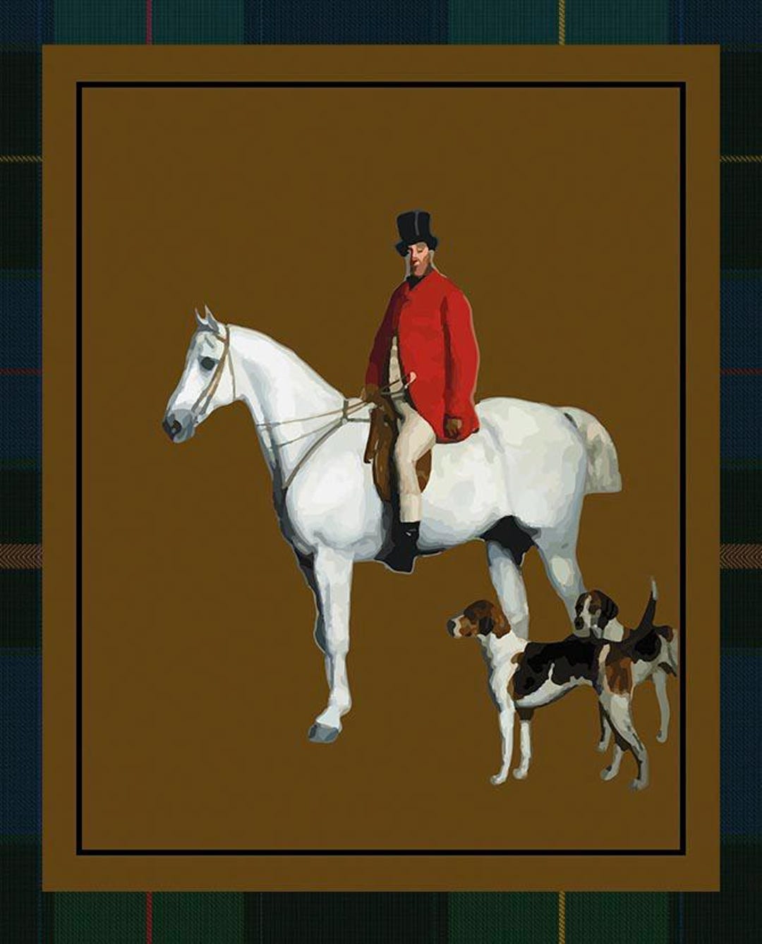 English Hunting Print-vintage Art-home Decor Vintage-equestrian Wall ...