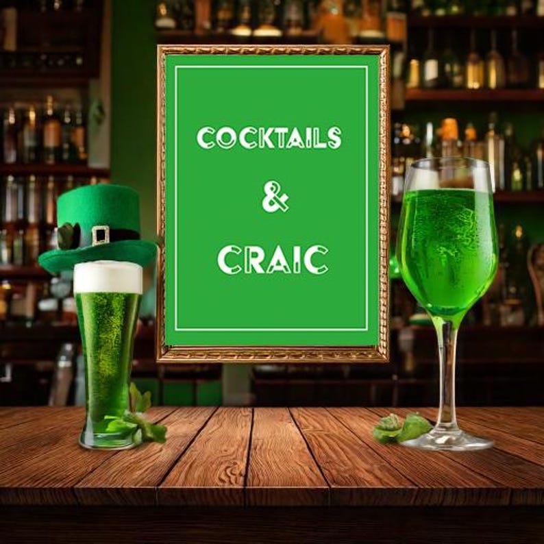 St Patrick’s Day Print-irish Decor-interiors-instant Download-ireland ...