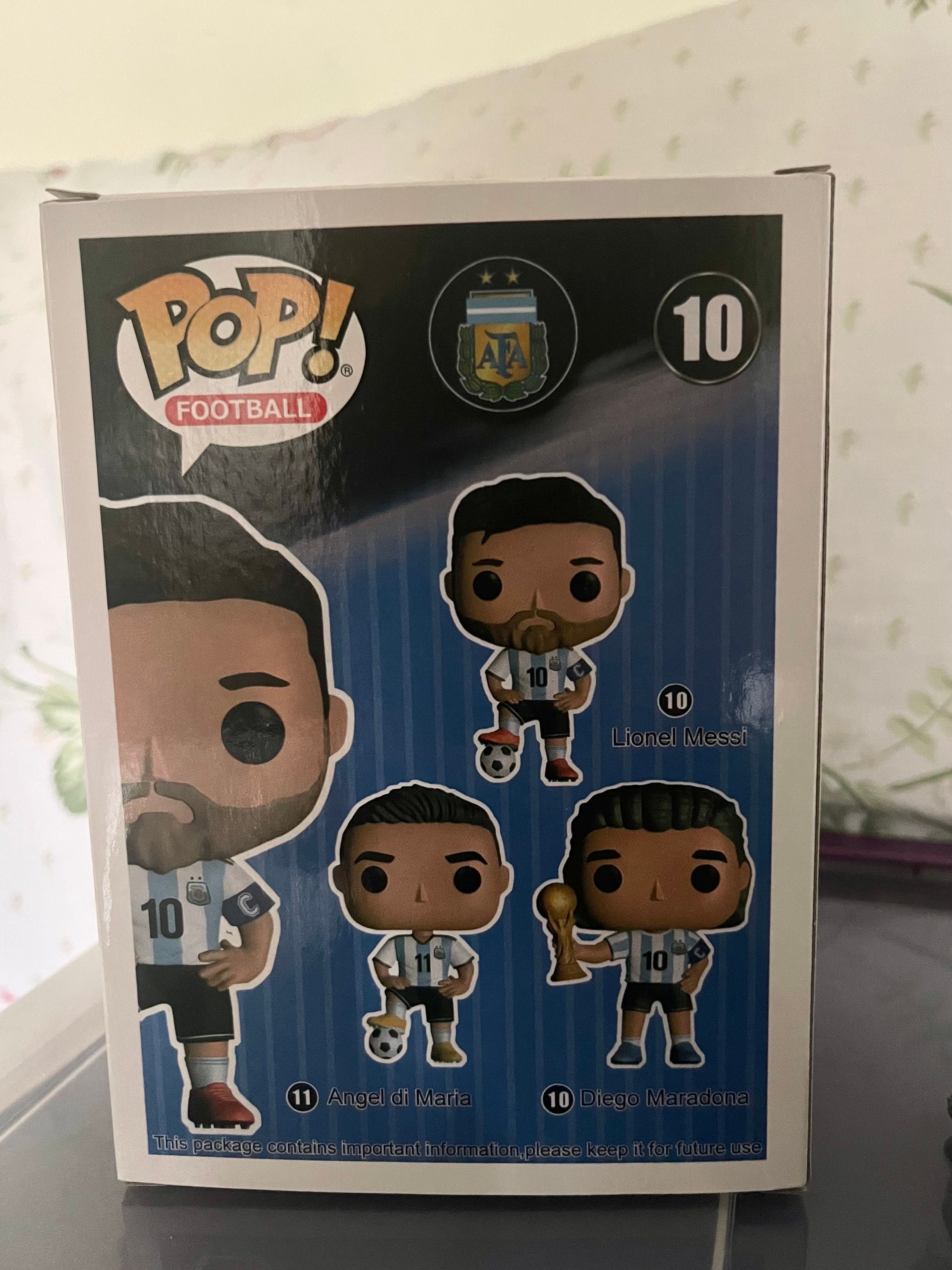 New Funko Pop Lionel Messi 10 Blue Jersey - Etsy
