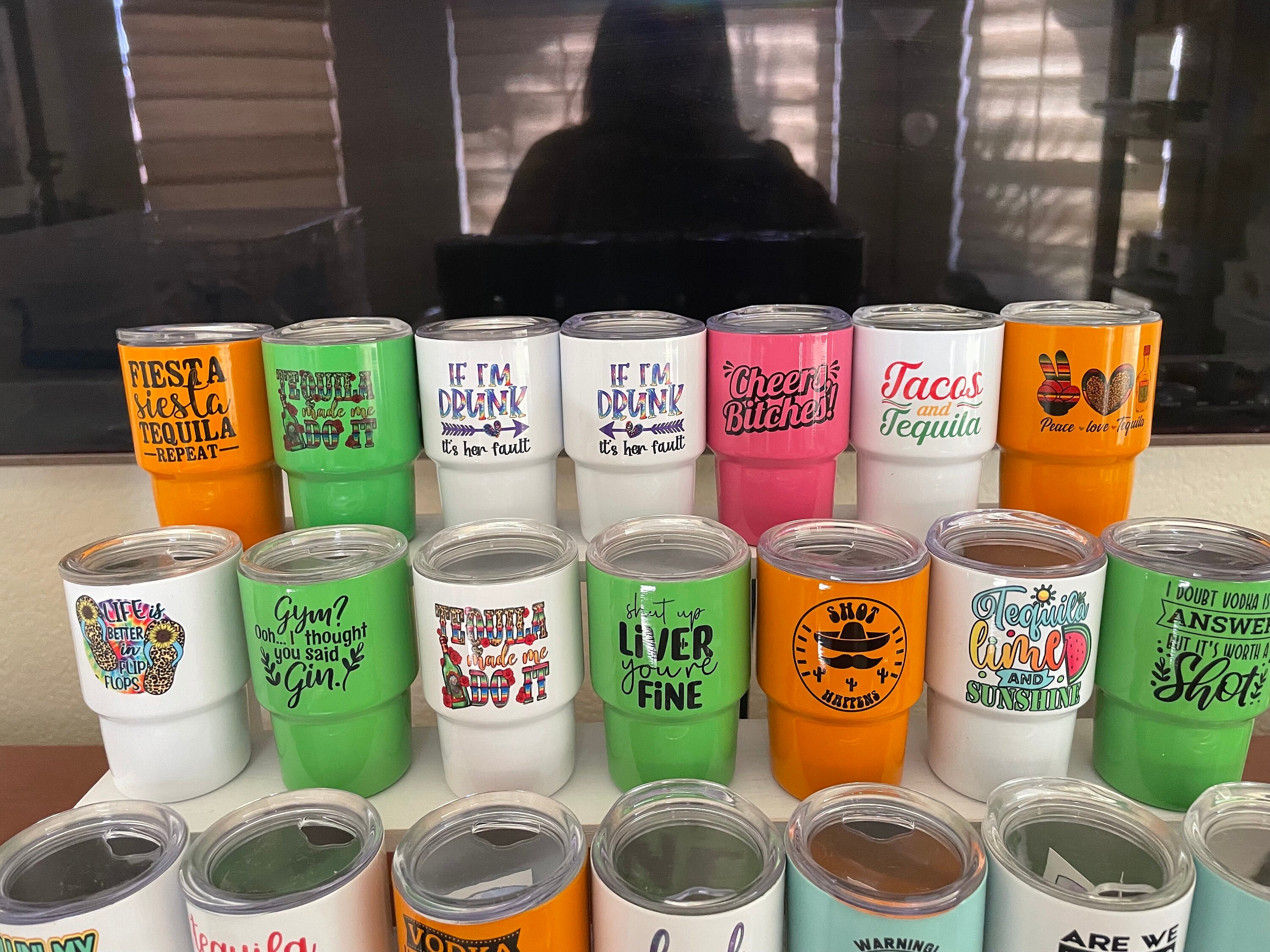 Mini Shot Glass 3oz Stainless Steel Tumbler. Hot Item With Funny Quote ...