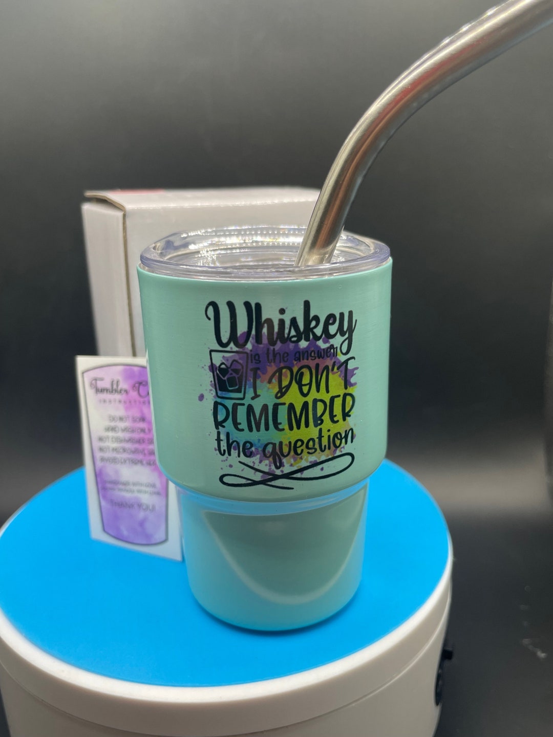 Mini Shot Glass 3oz Stainless Steel Tumbler. Hot Item With Funny Quote ...