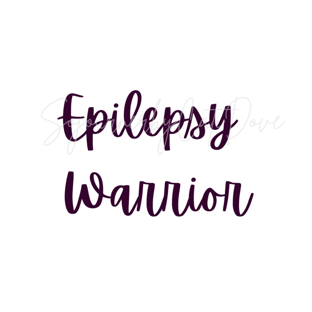 Violet Epilepsy Warrior Svg - Etsy