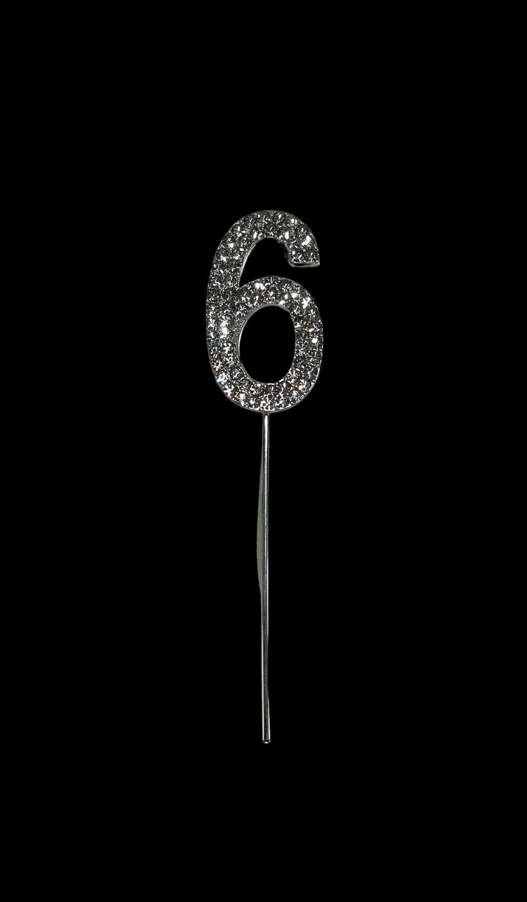 Number 6 Cake Topper - Etsy