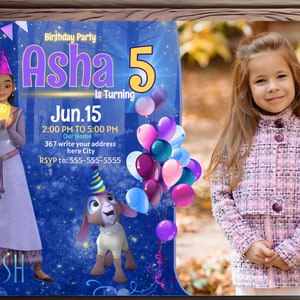 Wish Birthday Invitation, Wish Editable Template, Wish Movie Party for ...