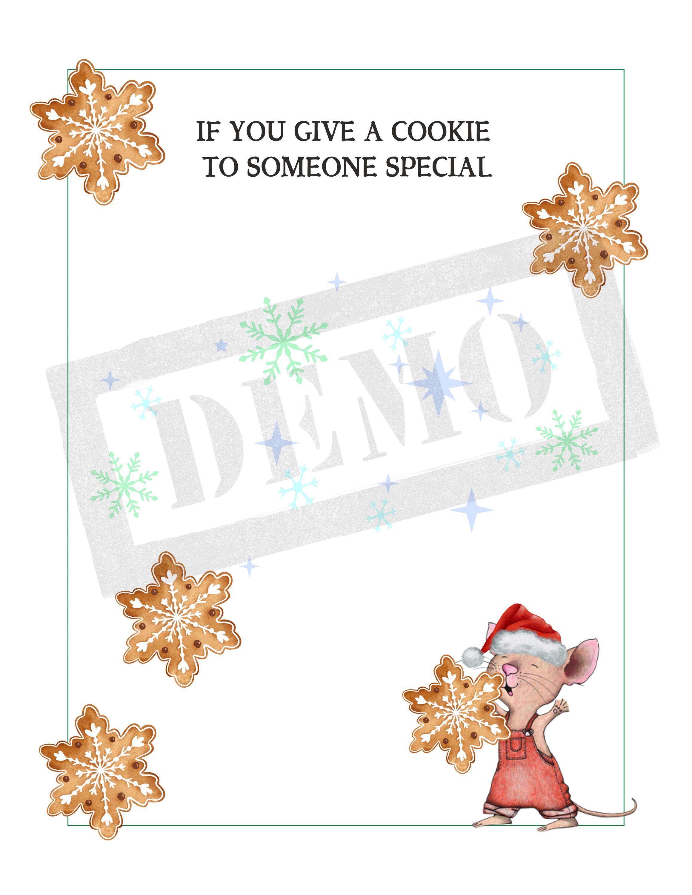 If You Give a Cookie to Someone Special for Christmas, Mouse a Cookie ...
