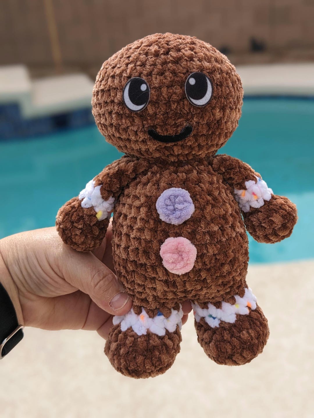 Gingerbread Man - Gingerbreadman - Ginger Bread Man - Plushie - Crochet ...